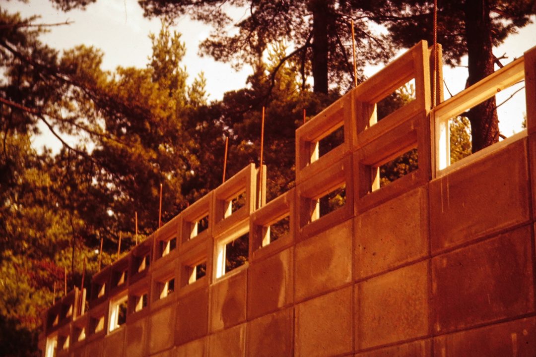 Construction | Kalil House designed by Architect Frank Lloyd Wright and ...